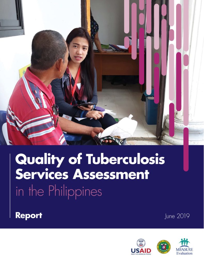 Quality of Tuberculosis Services Assessment in the Philippines: Report ...
