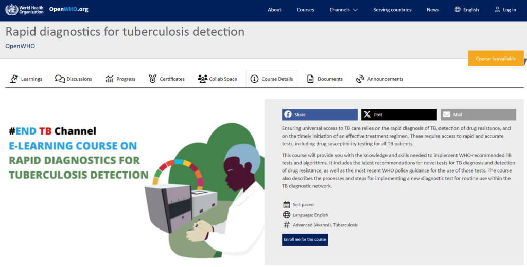 Rapid diagnostics for tuberculosis detection – TB DIAH