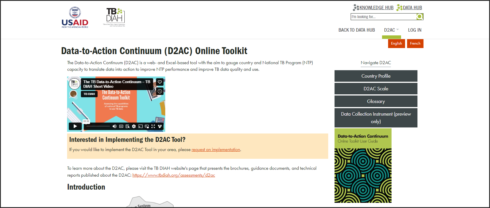 Data-to-Action Continuum – TB DIAH