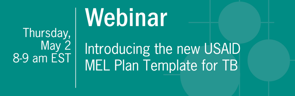 Webinar: Introducing the New USAID Monitoring, Evaluation and Learning (MEL) Plan Template for ...
